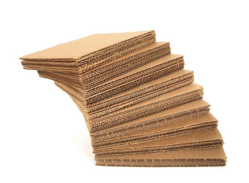 Corrugated Cardboard Texture Stock Photo - Image of pack, brown: 8231108