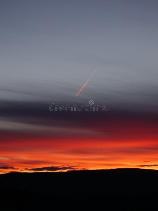 Falling star stock image. Image of fantastic, bolide, black - 3736269