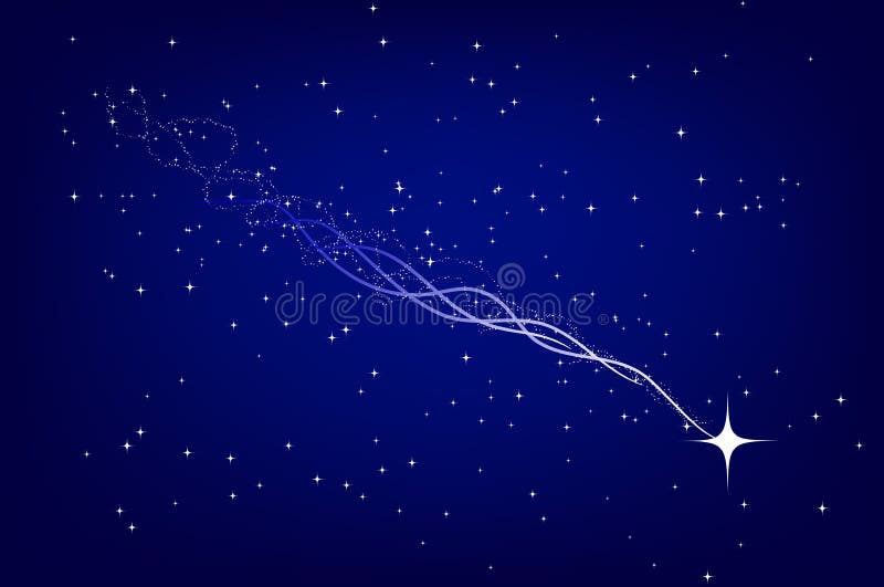 Falling Star stock vector. Illustration of paper, flash - 3914493