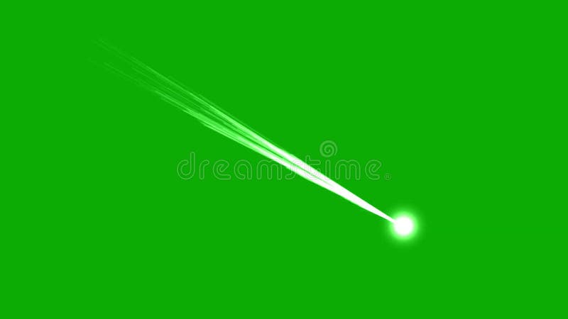 Falling Star Motion Graphics with Green Screen Background Stock Video ...
