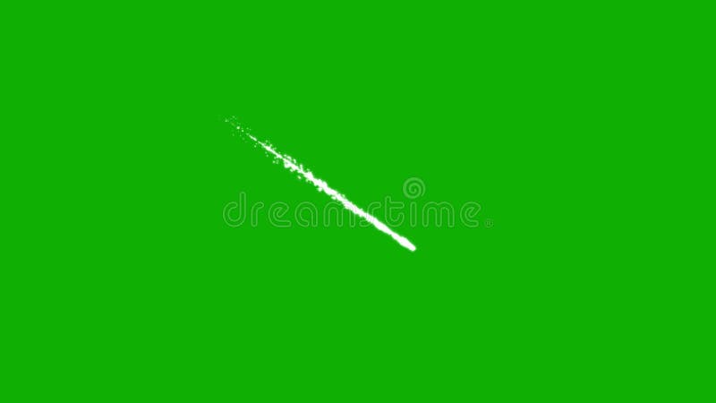 Falling Star Motion Graphics with Green Screen Background Stock Footage ...
