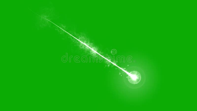 Falling Star Motion Graphics with Green Screen Background Stock Video ...
