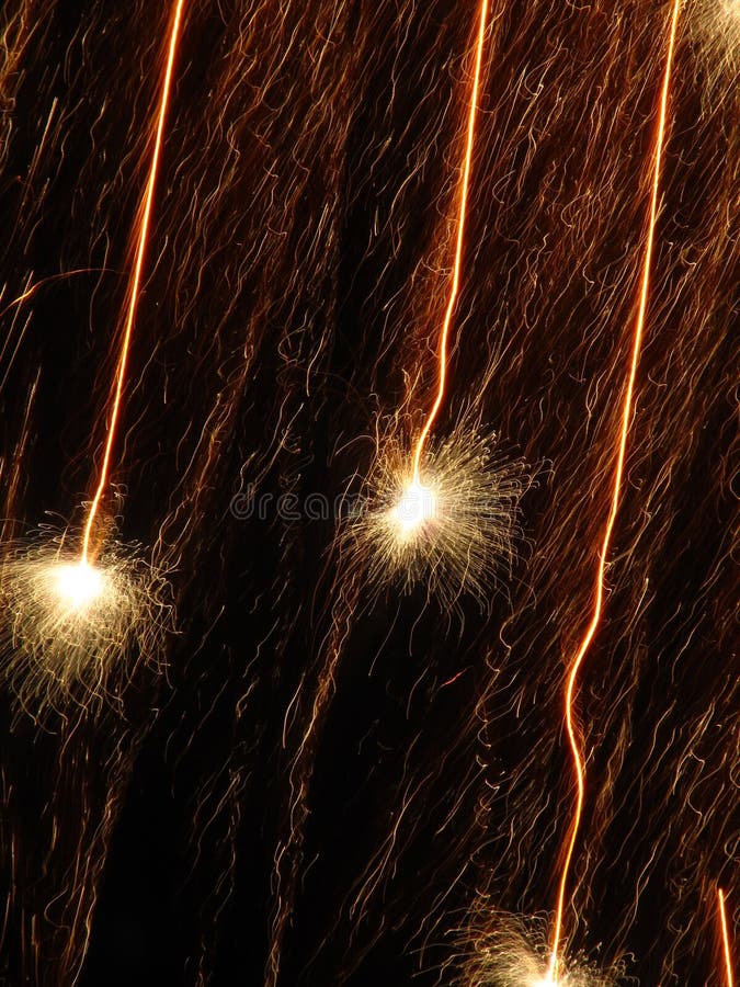 Falling stars stock photo. Image of explosion, fireworks - 37565238