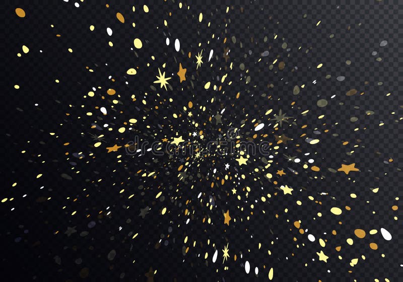 Falling Stars Abstract Background. Vector Fireworks Illustration ...