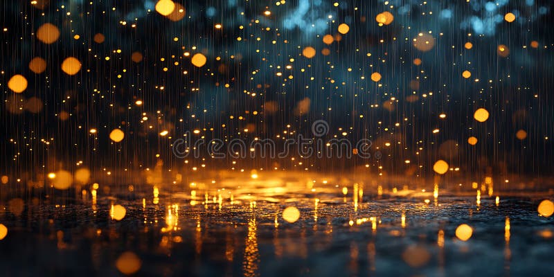 Falling Stars Background Magical Night Sky Image Stock Illustration ...
