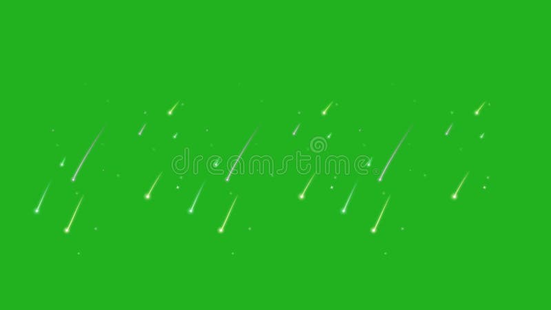4K Falling Stars Motion Graphics with Green Screen Stock Video - Video ...