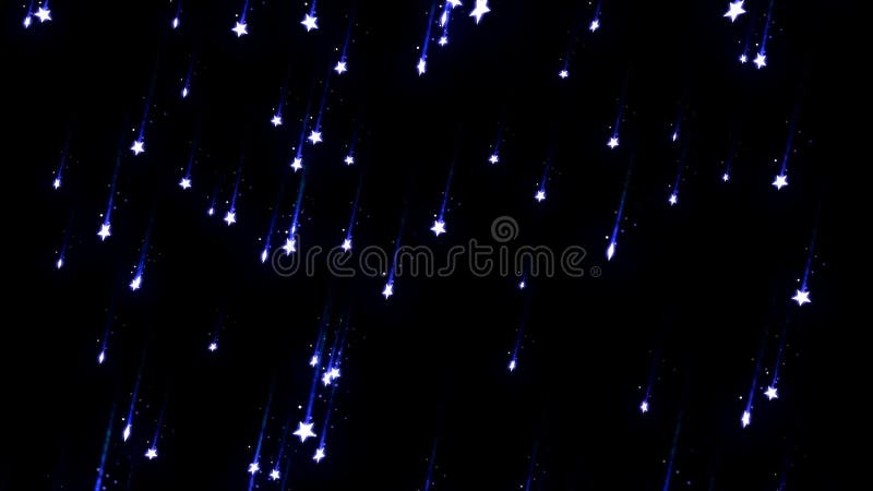 Falling Stars - Loop stock video. Video of meteor, glowing - 37177789