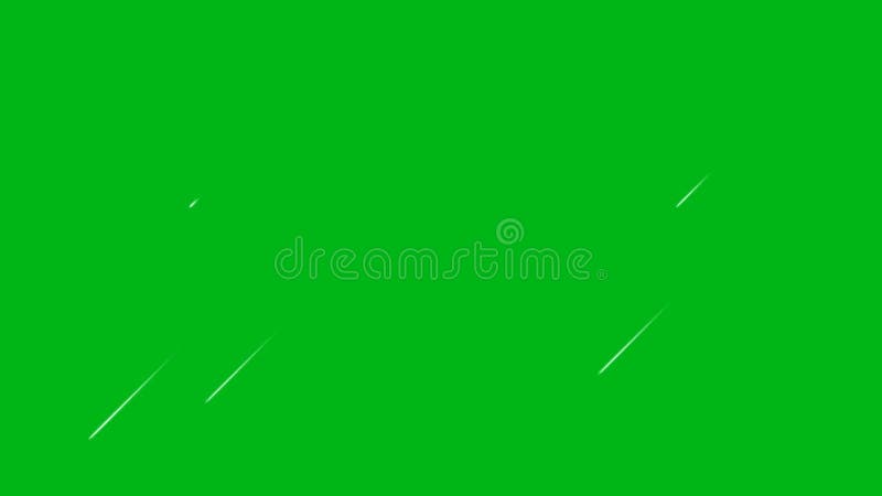 Falling Meteor Motion Graphics with Green Screen Background Stock Video ...