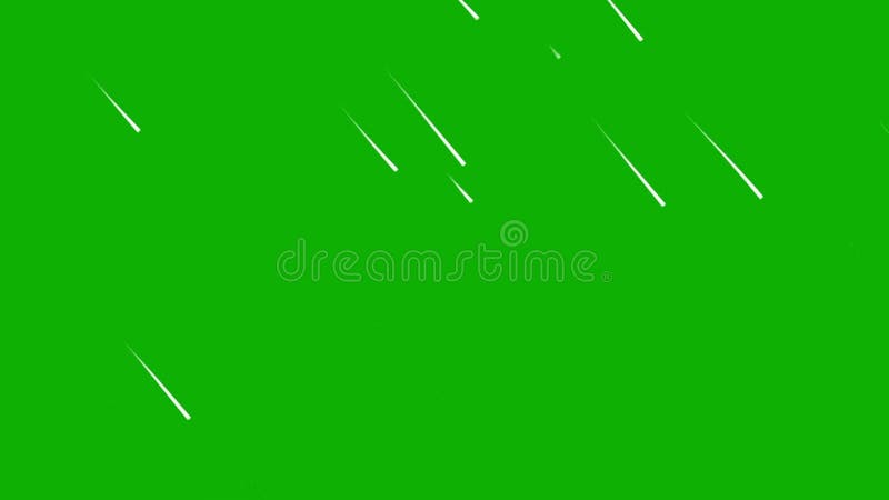 Falling Stars Motion Graphics with Green Screen Background Stock ...