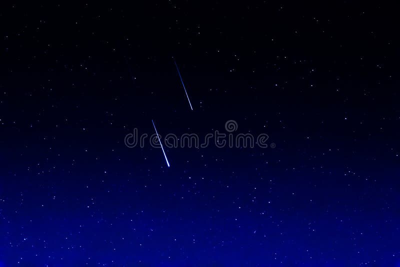 Falling stars, Perseids stock photo. Image of astrophotography - 123749042