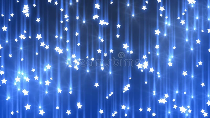 Falling Stars with Green Screen Background Stock Footage - Video of ...
