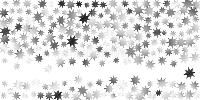 Falling Stars On A White Background Stock Vector Illustration Of