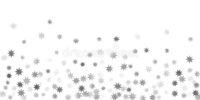 Falling Stars on a White Background. Stock Vector - Illustration of ...