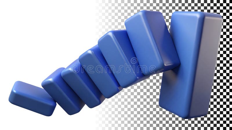 Falling Steps, Symbolizing Setbacks, Decline, or Cascading Failure Png ...