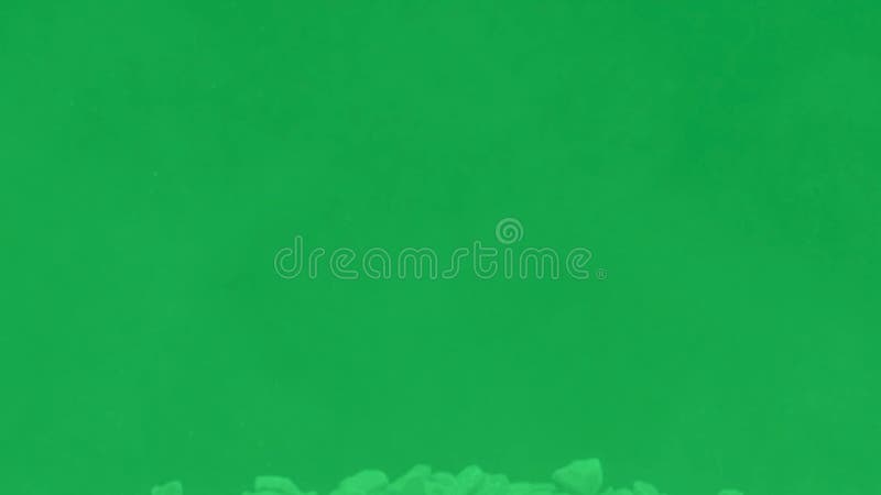 Falling Stones Motion Graphics with Green Screen Background. Stock ...