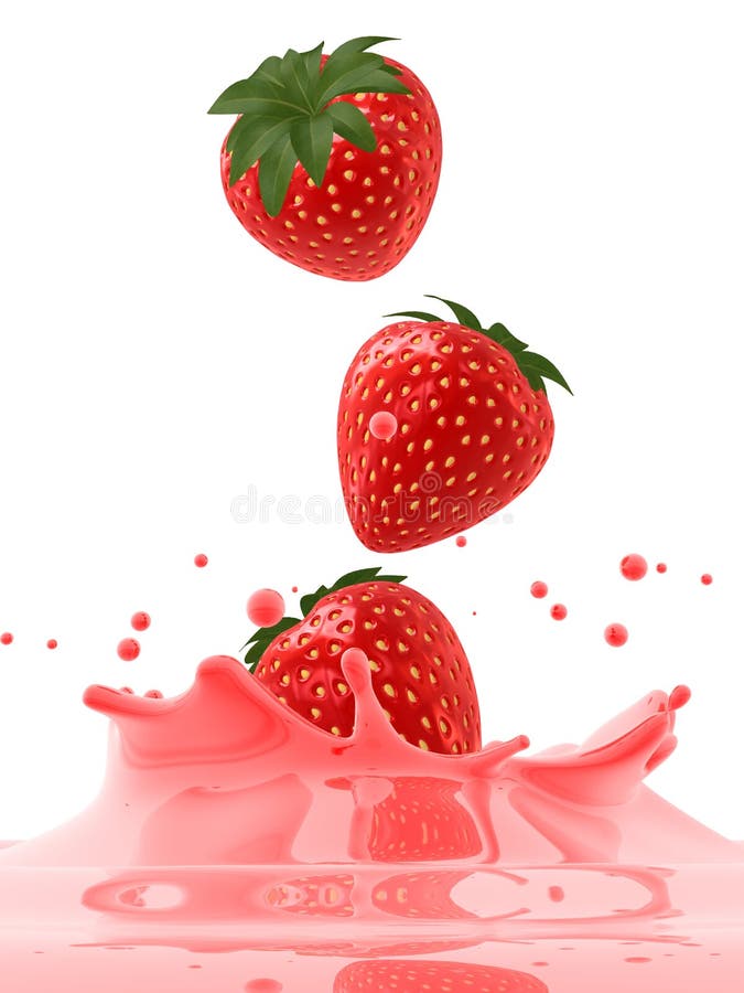Falling Strawberries Stock Illustrations – 1,806 Falling Strawberries ...