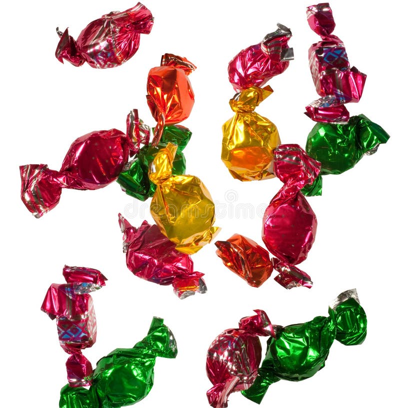 Falling sweets candies stock photo. Image of macro, sweet - 17083222