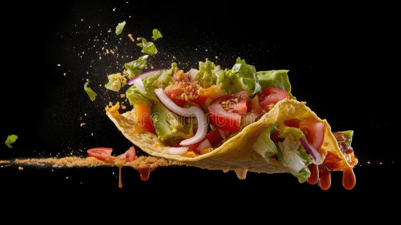 Falling Taco Stock Illustrations – 40 Falling Taco Stock Illustrations ...