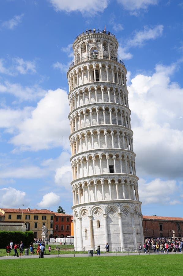 Falling tower. stock photo. Image of concrete, viewpoint - 25390094