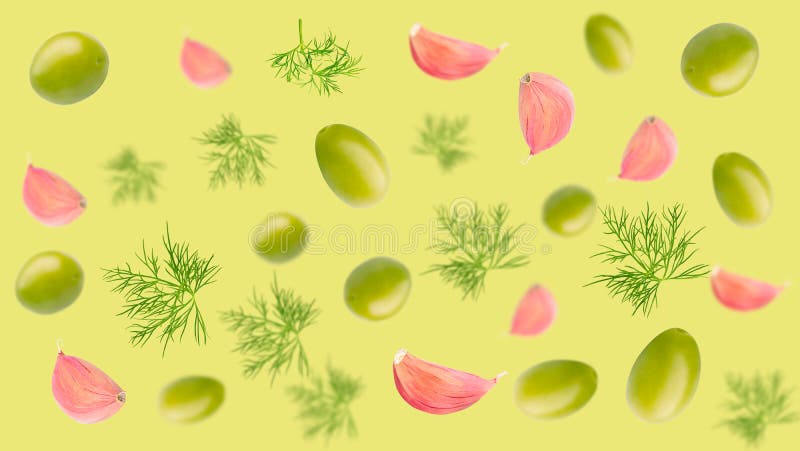 Falling Vegetables on Pastel Green Background for Advertisement Stock ...