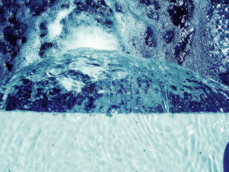 Falling Water stock image. Image of crystal, aqua, waterfall - 18439