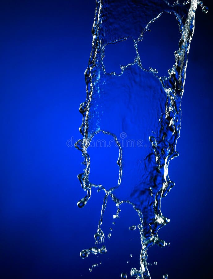 Falling water. stock photo. Image of hygiene, cool, splashing - 6900998