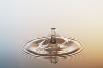 Falling water drop stock image. Image of water, collision - 238593457
