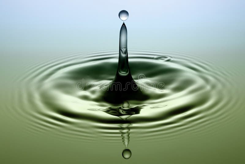 Falling water drop stock image. Image of round, rain - 131971305