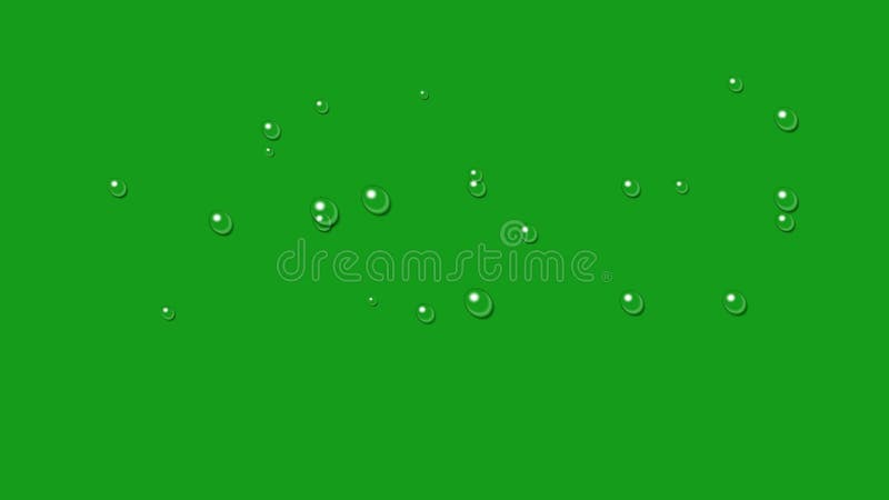 Falling Rain Drops on Glass with Green Screen Background Stock Video ...