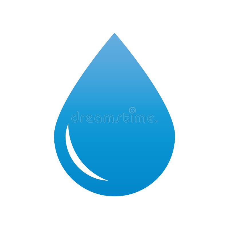 Falling water icon vector stock vector. Illustration of water - 278403877