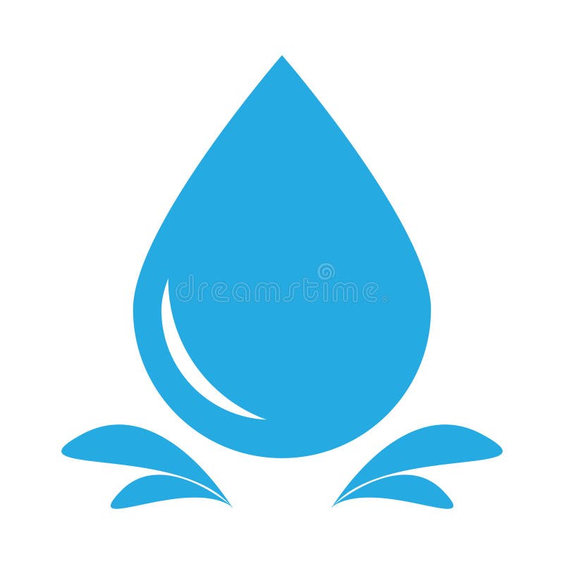 Falling water icon vector stock vector. Illustration of cartoon - 278403893