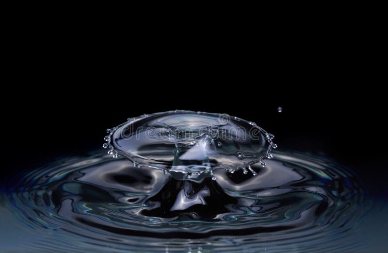 Falling water splash stock photo. Image of fresh, macro - 236452820