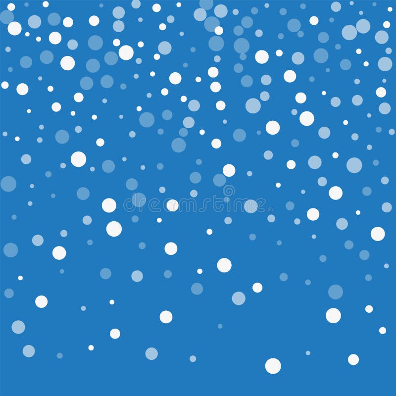 Falling White Dots. Top Gradient with Falling White Dots on Blue ...