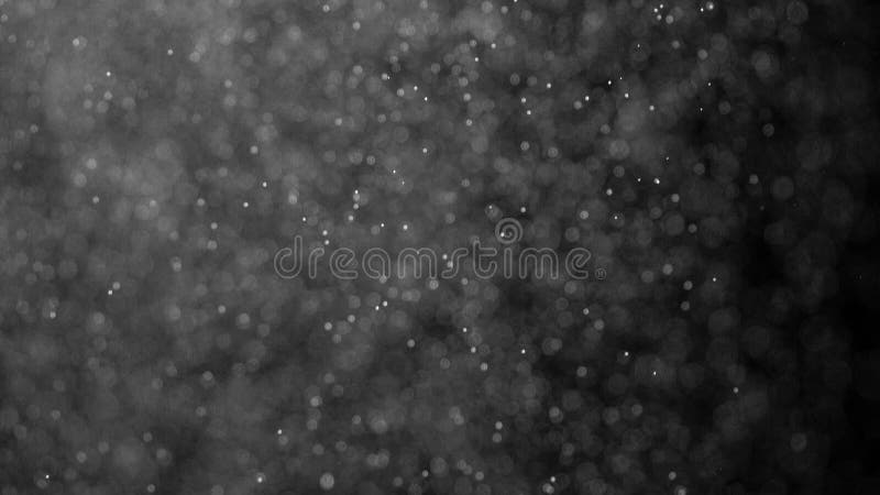 White Particles on Black Background Stock Video - Video of isolated ...