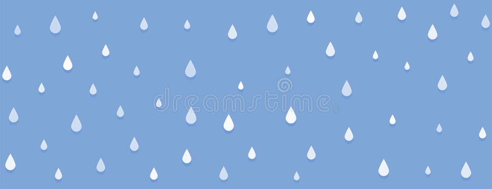Falling White Raindrop Shower Backdrop Design Stock Illustration ...