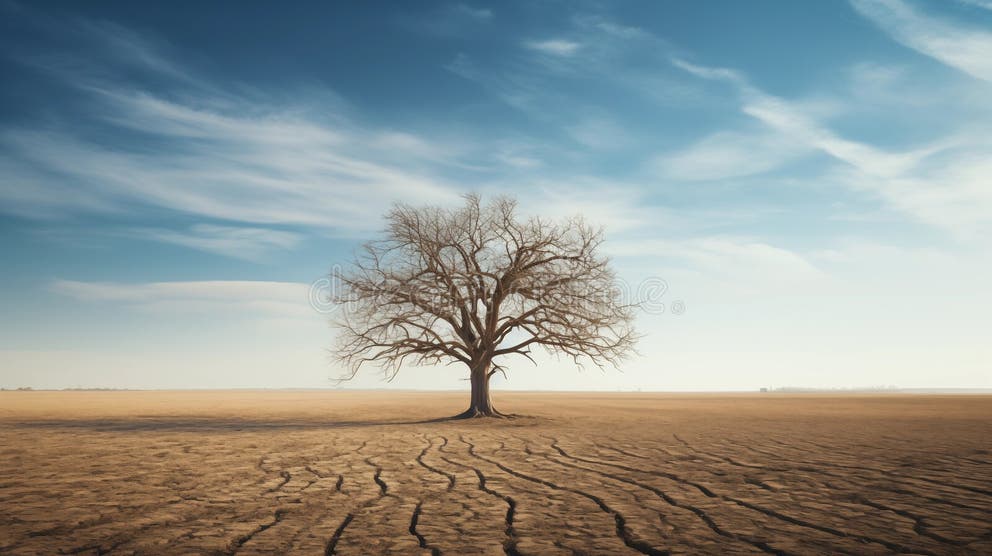 The Fallout of Potential Global Warming. Stock Image - Image of ...