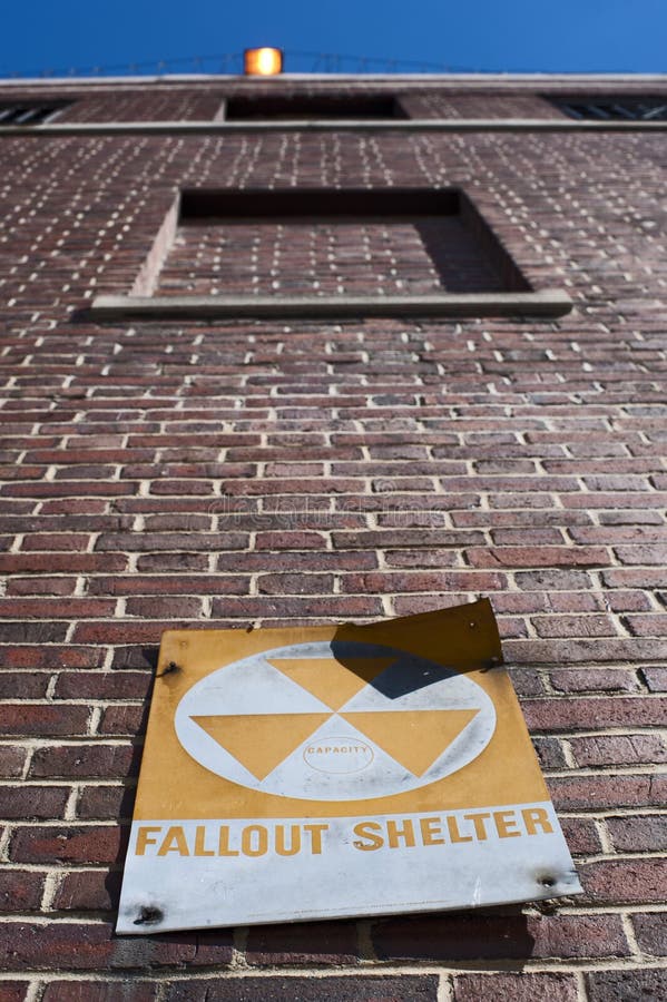 Fallout Shelter Sign stock photo. Image of fission, deepearth - 4263312