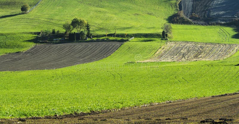 Fallow farming field stock image. Image of farm, view - 10651539