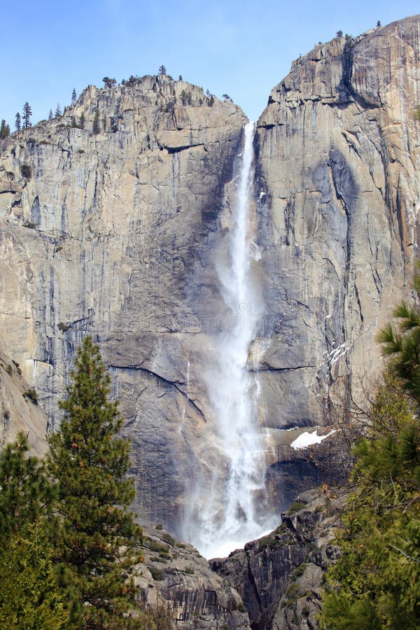 Fiery Waterfall stock photo. Image of fall, high, glow - 67118408