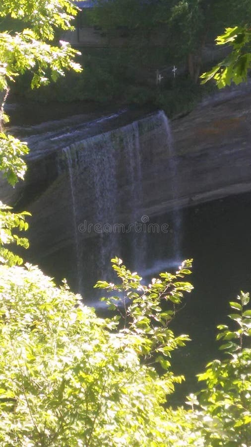 Clinton Falls Flow stock image. Image of indiana, motion - 46563835