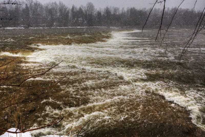 Falls Reserve in Ontario, Canada Stock Photo - Image of landscape ...