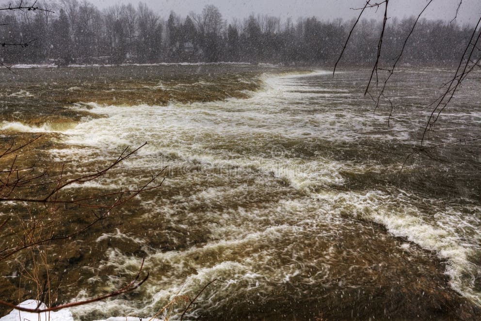 Falls Reserve in Ontario, Canada Stock Photo - Image of landscape ...