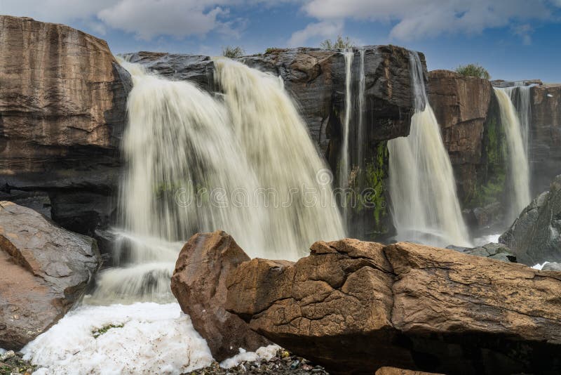 14 falls stock image. Image of river, scenic, african - 247762745