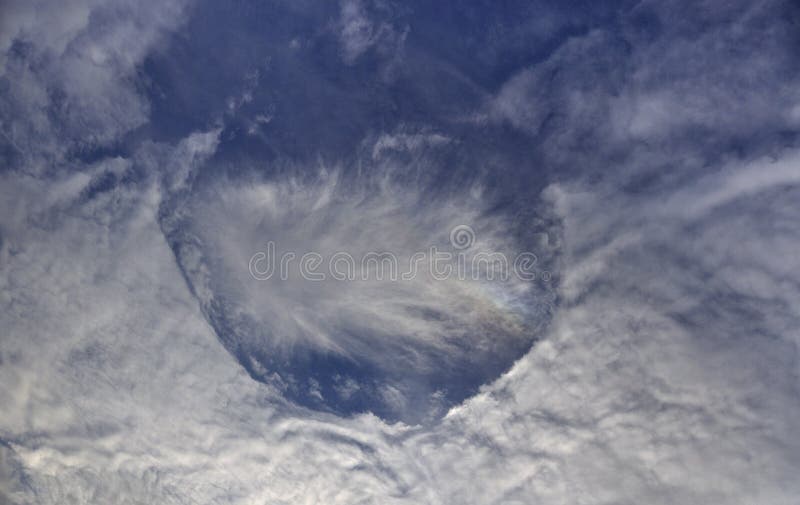 Fallstreak Hole stock photo. Image of rare, round, fallstreak - 30980854