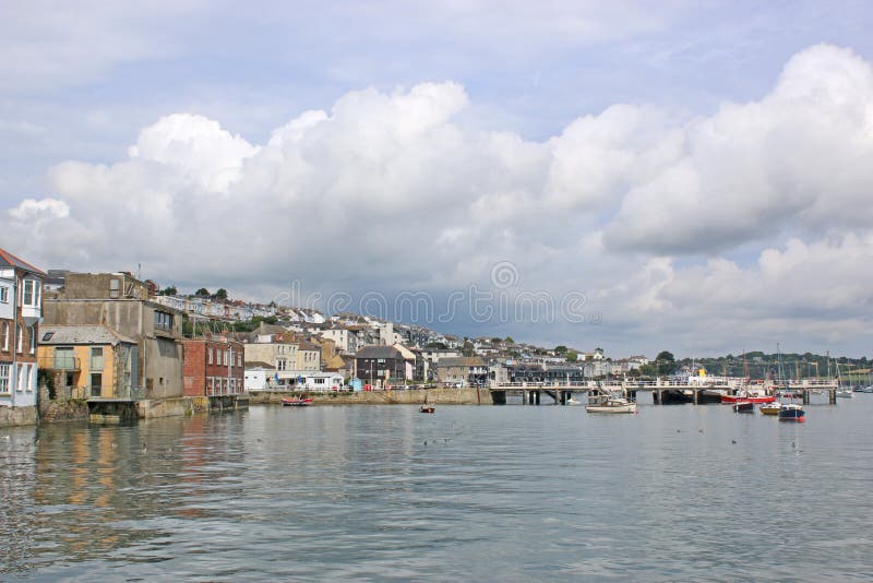 Falmouth, Cornwall stock photo. Image of cornwall, jetty - 92243978