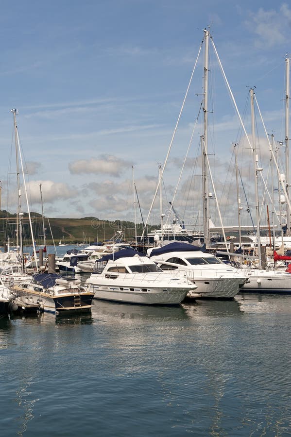 Falmouth Harbour Cornwall stock image. Image of sailing - 5254191