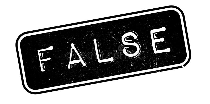 FALSCHER Stempel vektor abbildung. Illustration von unrecht - 82606267