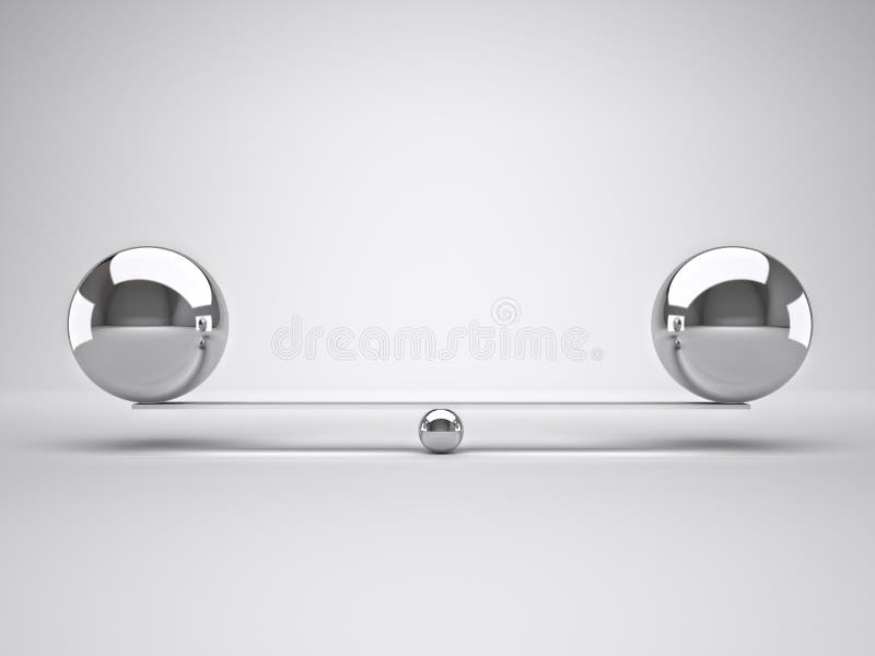 False balance stock illustration. Illustration of scale - 46390054