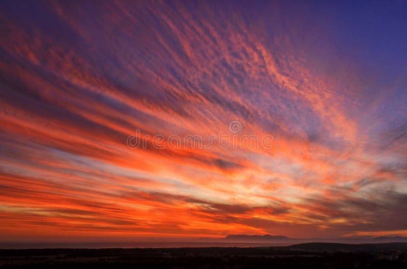 Sailing Catamaran at the Ocean at the Coast of South Africa at Sunrise ...