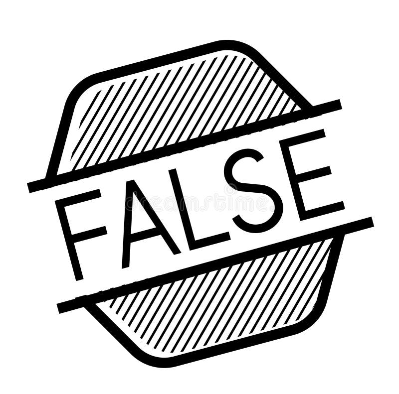 False black stamp stock vector. Illustration of false - 124266680